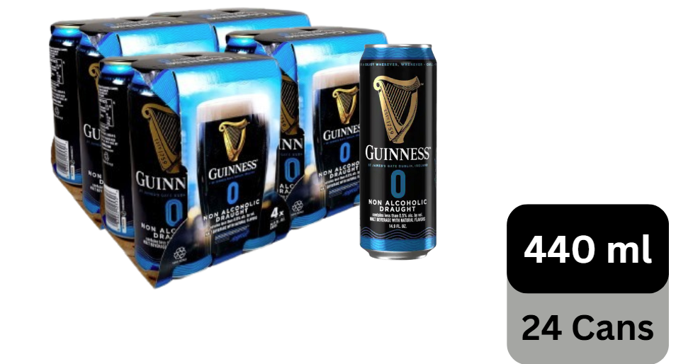 GUINNESS ZERO 6X 4 PK BEER